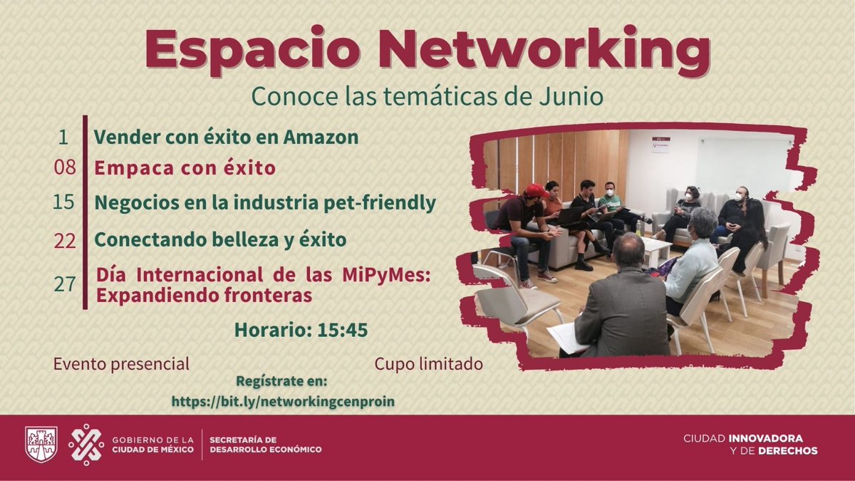 Secretaría de Desarrollo Económico on Twitter: " Conoce el calendario de actividades para junio ...