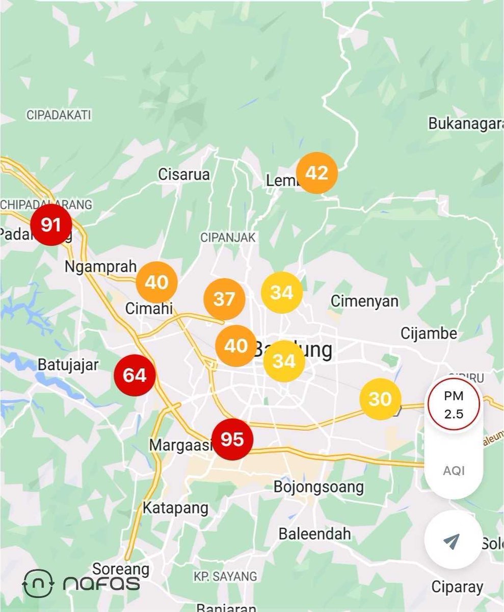 nafas indonesia on Twitter: "Selanjutnya, mimin breakdown dari wilayah yang kualitas udaranya ...