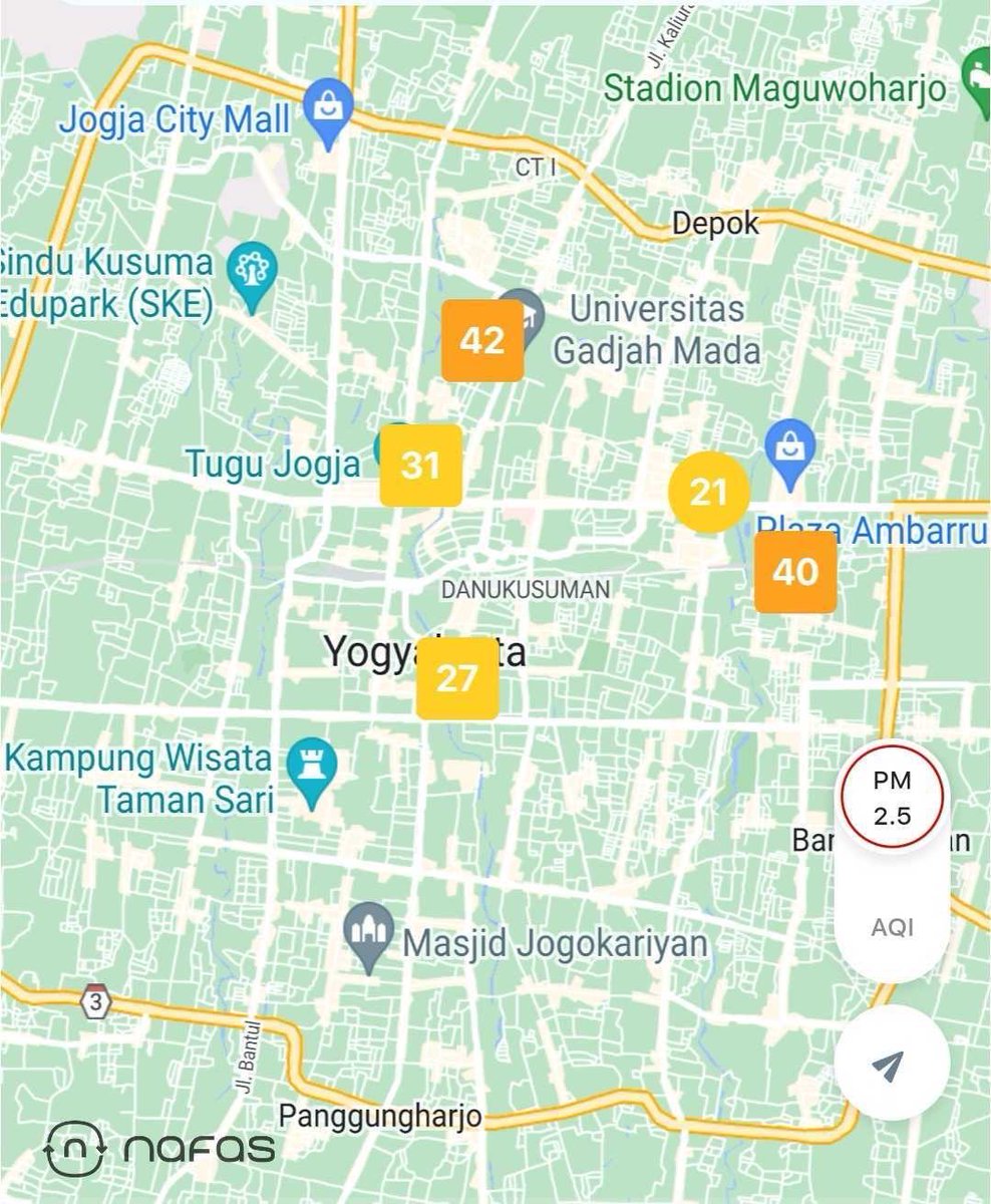 nafas indonesia on Twitter: "Selanjutnya, mimin breakdown dari wilayah yang kualitas udaranya ...