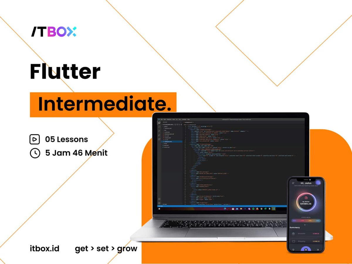 Info Pelatihan on Twitter: "🔥Belajar Flutter Mobile Apps (Android + IOS) Tingkat Menengah🔥 ...