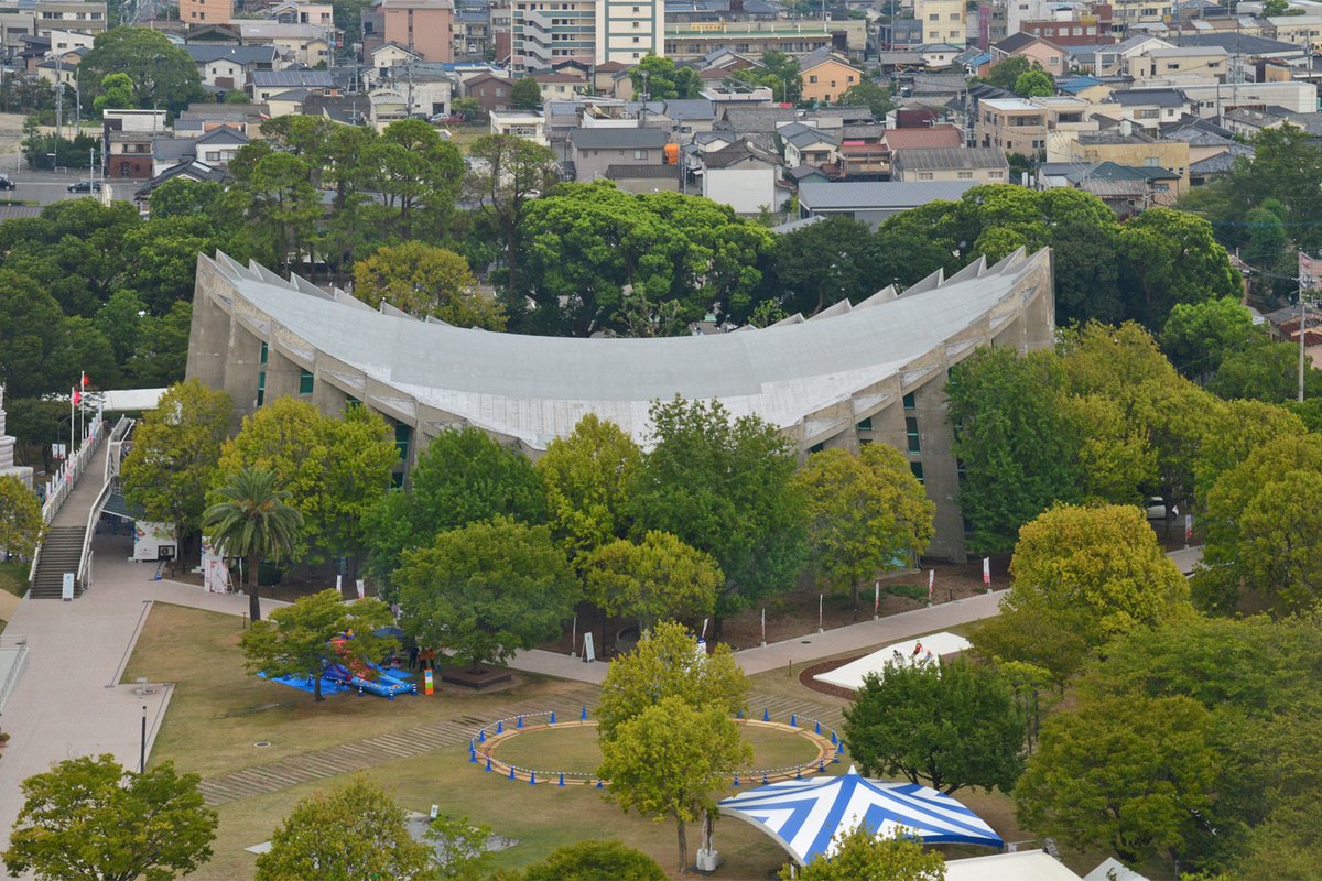 やまもと on Twitter: "RT @take_all_a: No. 271 佐賀県体育館 / 市村記念体育館（坂倉準三、1963・S38、佐賀市） 体育館としての役割は終了し、別の文化 ...