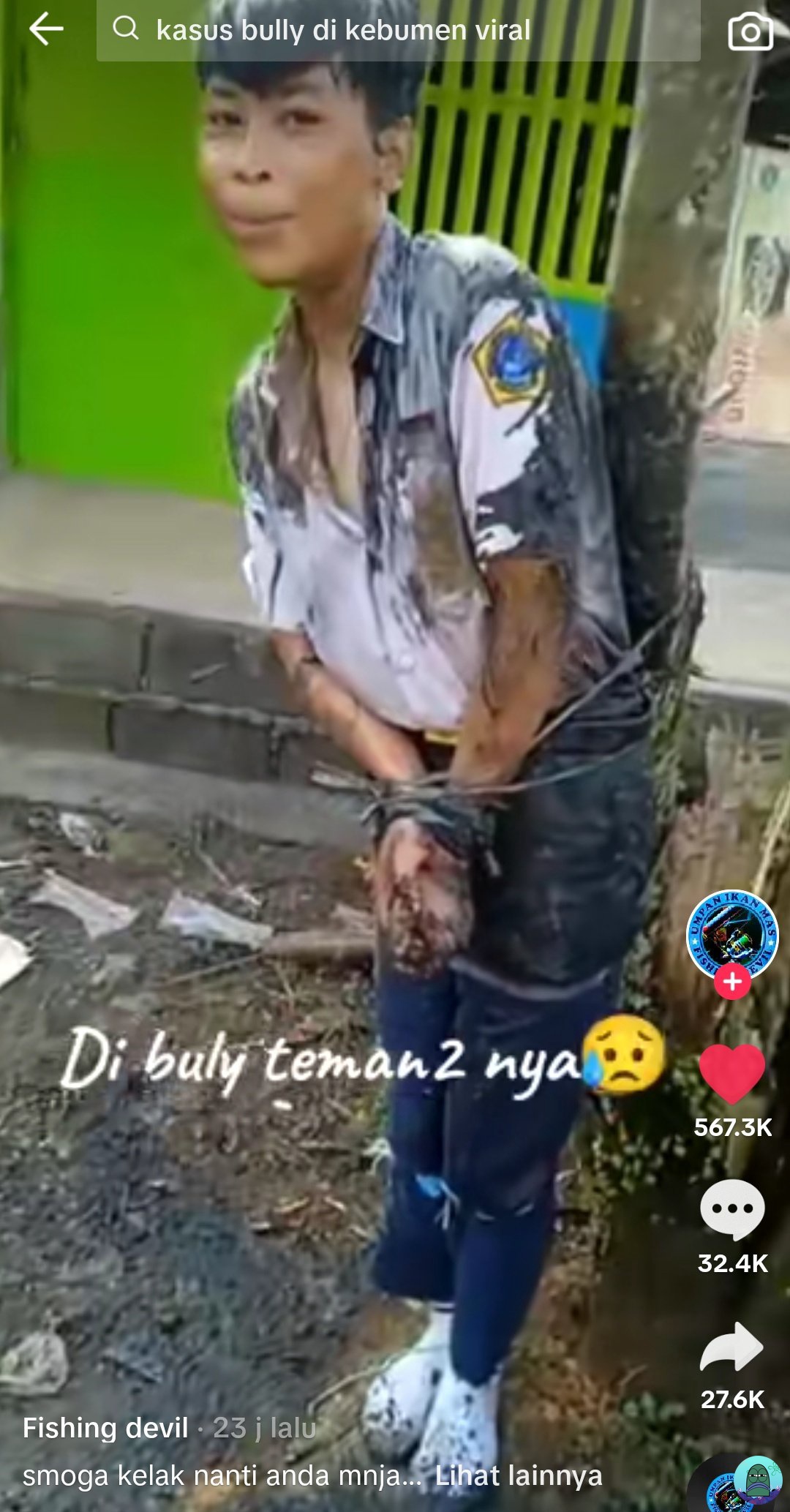 Tanyarl 💚 on Twitter: "💚 Cw // Tiktok , Bullying . Kalian harus liat Video ini kasian banget dia ...