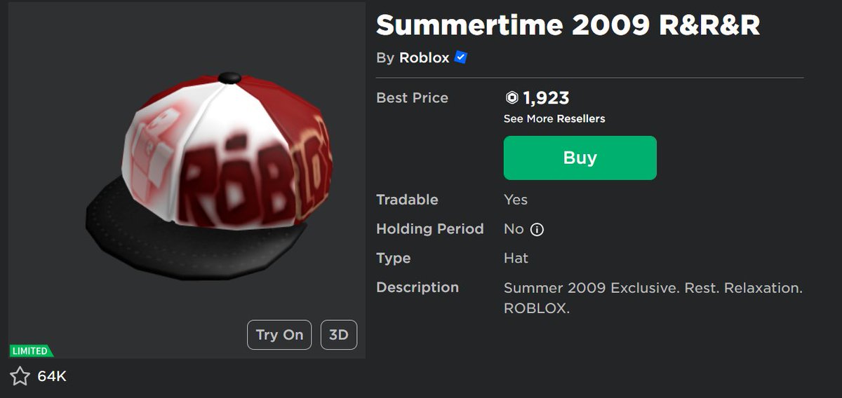 “Peak” UGC on Twitter: "UGC creator "repensky" uploaded a 1:1 mesh of the Roblox item ...