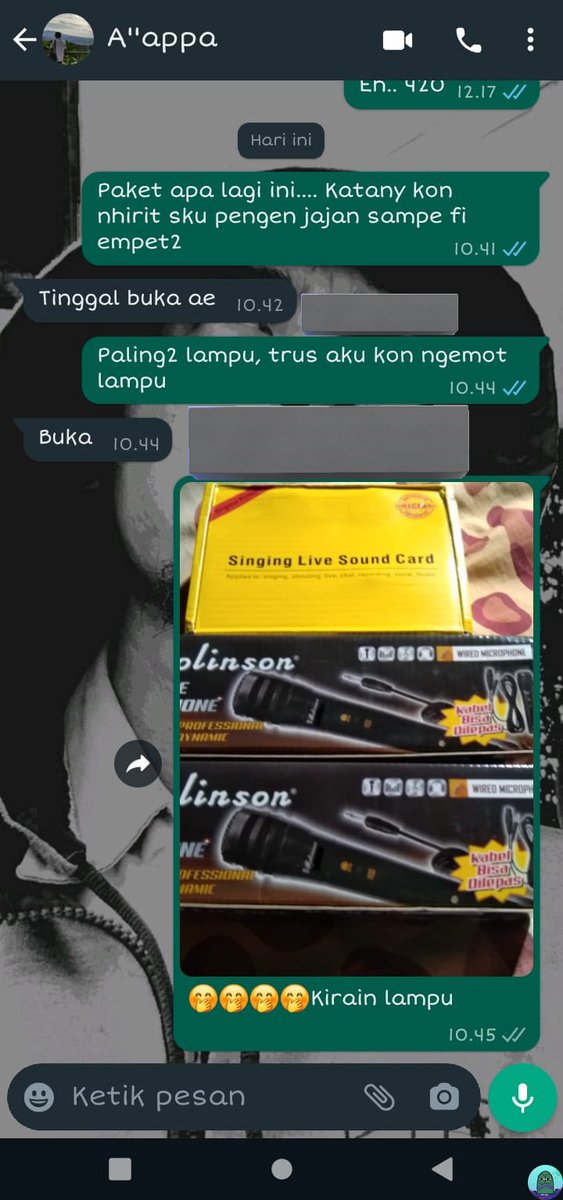 Tanyarl 💚 on Twitter: "💚 Ini chatan ibu sender sama bapak sender, ibu sender suudzon soalnya bpk ...