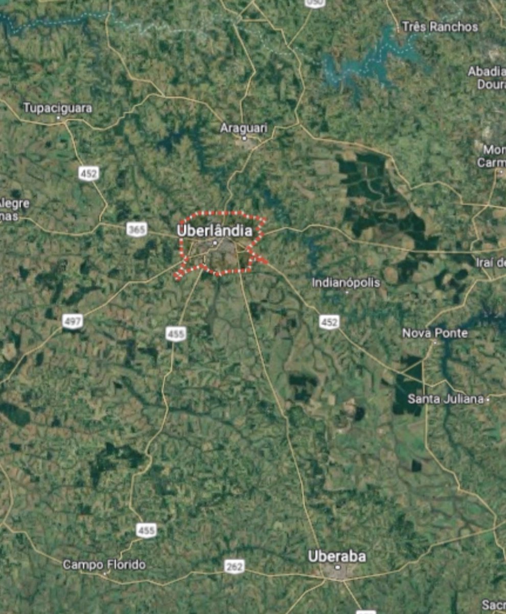 Mapoteca de pZZ on Twitter: "Parecería que @Uber tiene su propia ciudad en Brasil 🇧🇷: Uberlândia ...