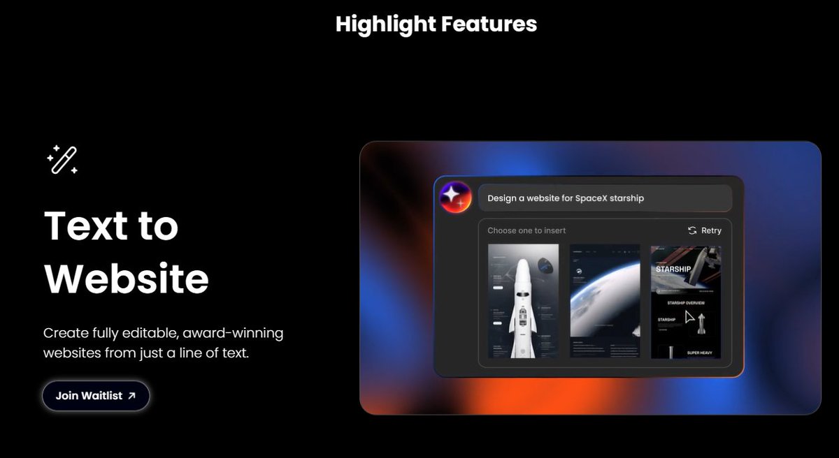 Juvar Abrera on Twitter: "I'd like to try this out soon. Text prompt to generate website ...