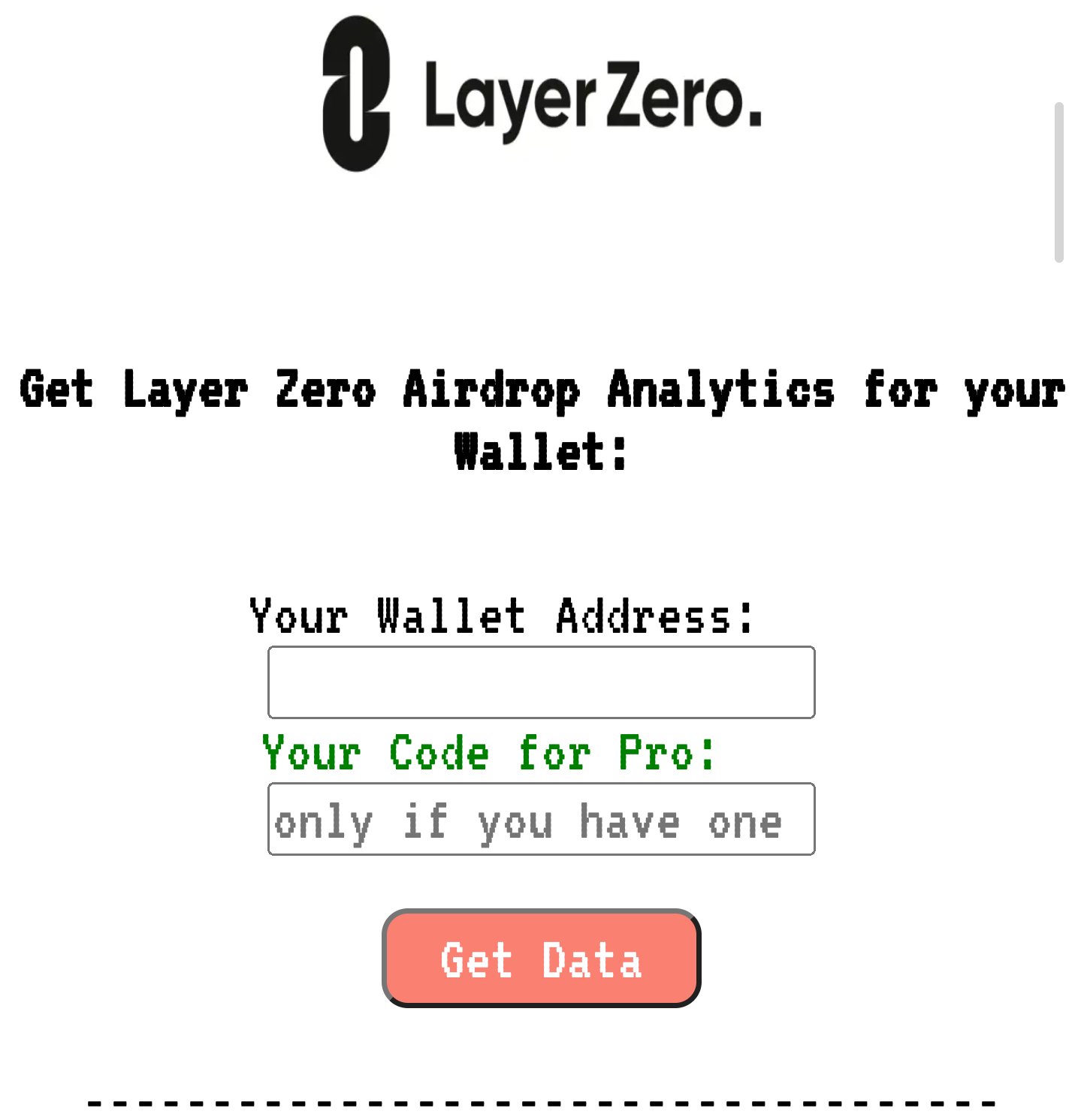 〽️ᄃﾑt on Twitter: "🧧 Layerzero tool :: 10kdrop A simple tool to check Layerzero transactions ...