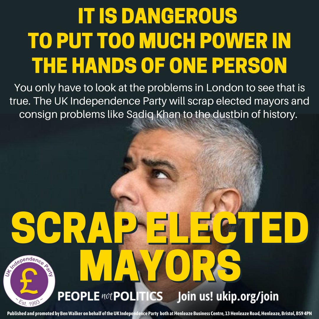 ViolentHippi🏴󠁧󠁢󠁳󠁣󠁴󠁿🇬🇧🍃🌍 on Twitter: "RT @UKIP: SCAP ELECTED MAYORS #SackKhan #SaveLondon # ...