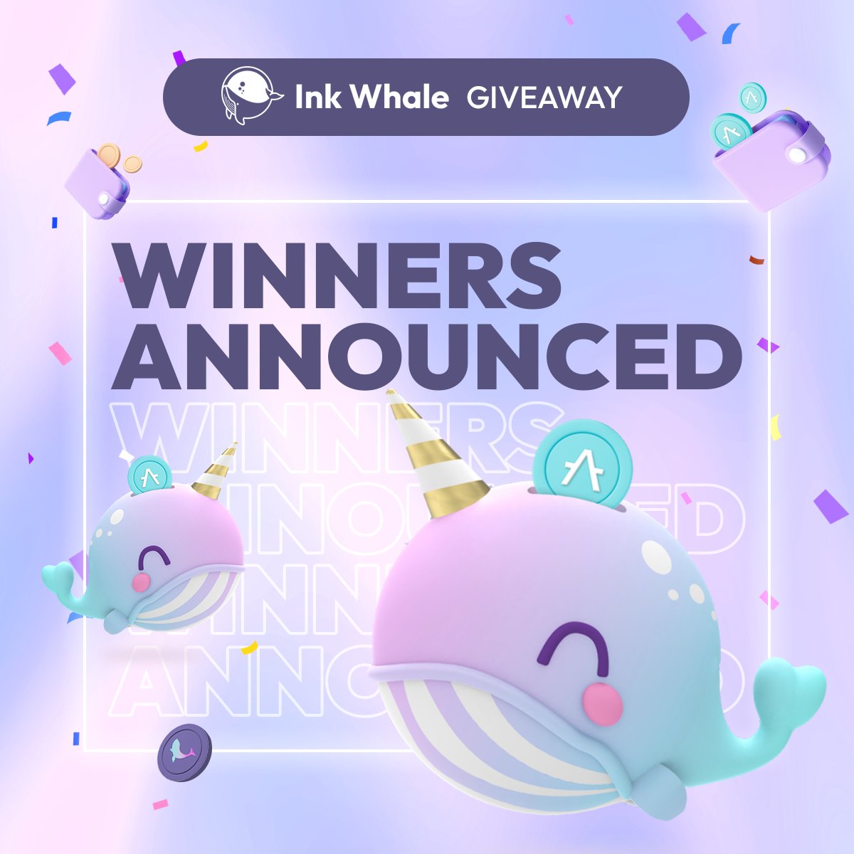 Ink Whale on Twitter: "DESIGN YOUR TOKEN GIVEAWAY - WINNER ANNOUNCED Thanks to all of you guys ...