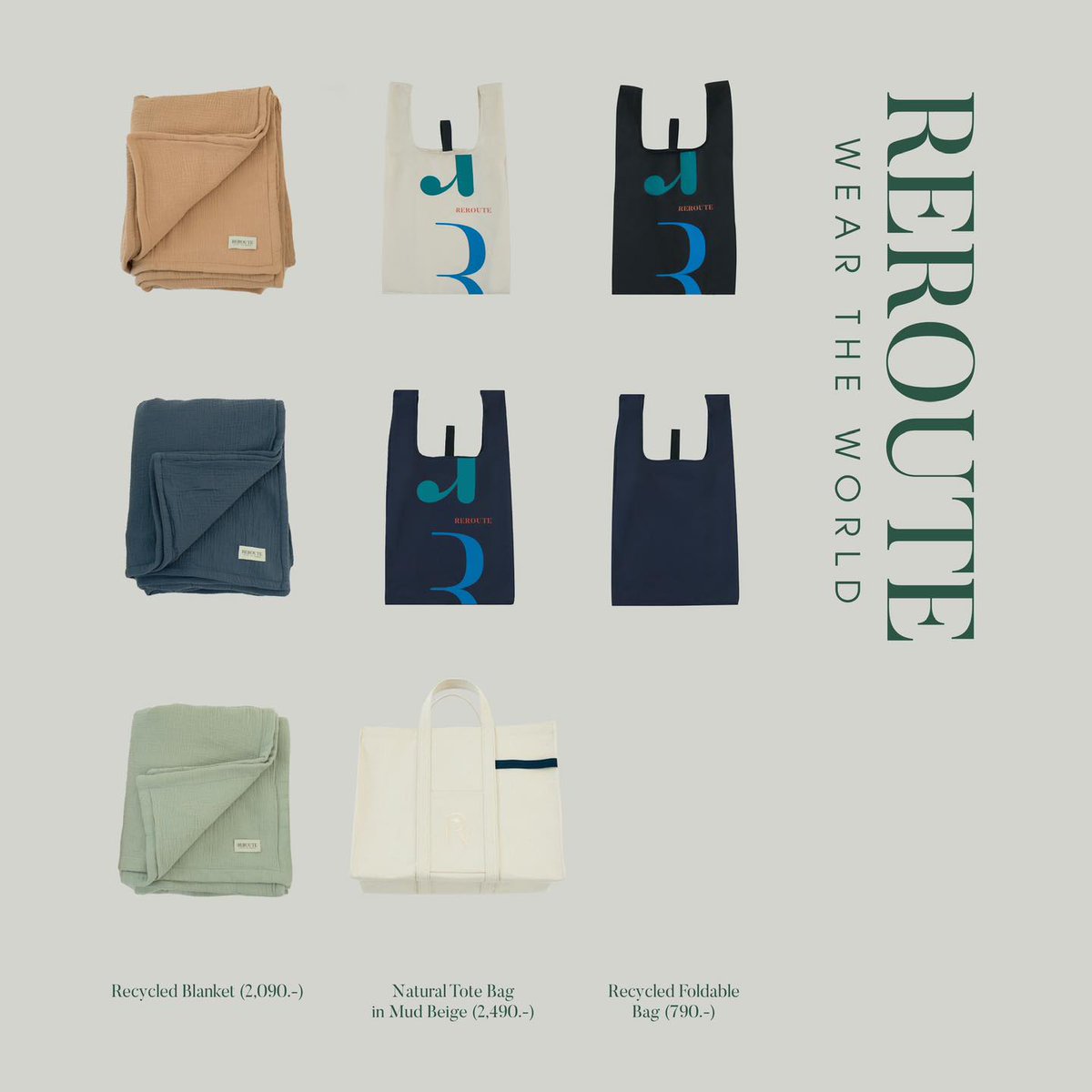 Reroute official on Twitter: "Reroute's shopping guides for your ordinary day. Wear Reroute ...