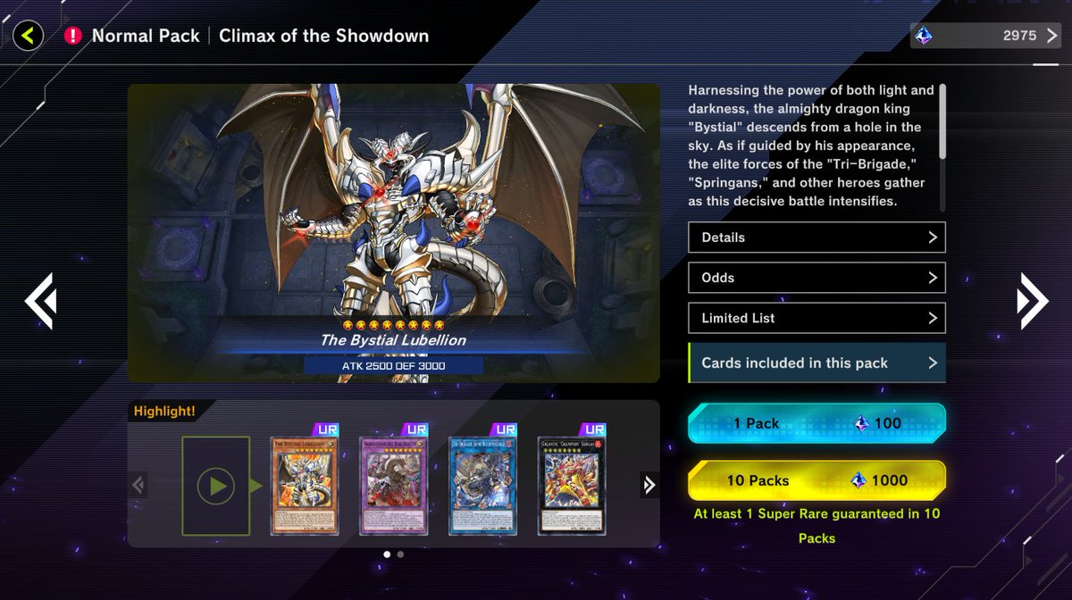 Yu-Gi-Oh! Master Duel Guide on Twitter: "NEW BOX: Climax of the Showdown is here! New "Bystial ...