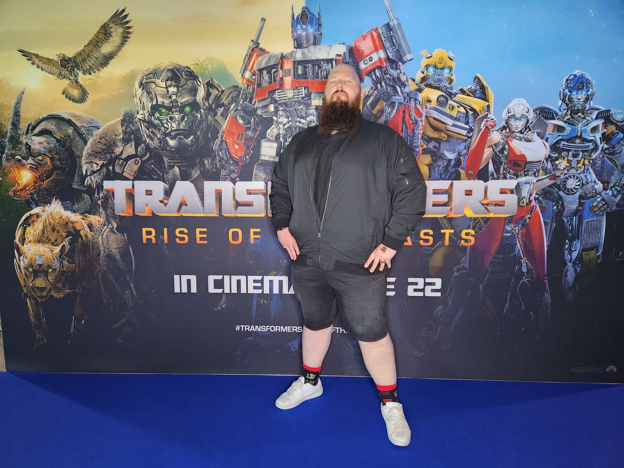 Uncle Chunt🎙 on Twitter: "On the Cybertronian carpet for the #TransformersRiseoftheBeasts movie ...