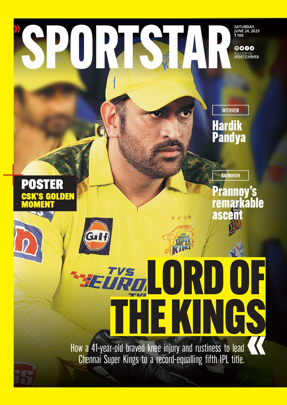 Cricket Magazine Cover Design