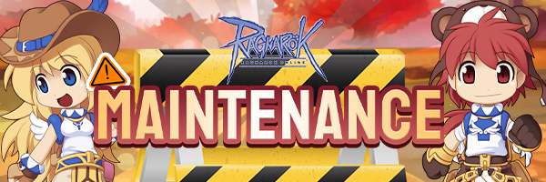 Ragnarok Online on Twitter: "🛠Maintenance Day📷 Servers will be closed at 10:00 AM PDT Find out ...