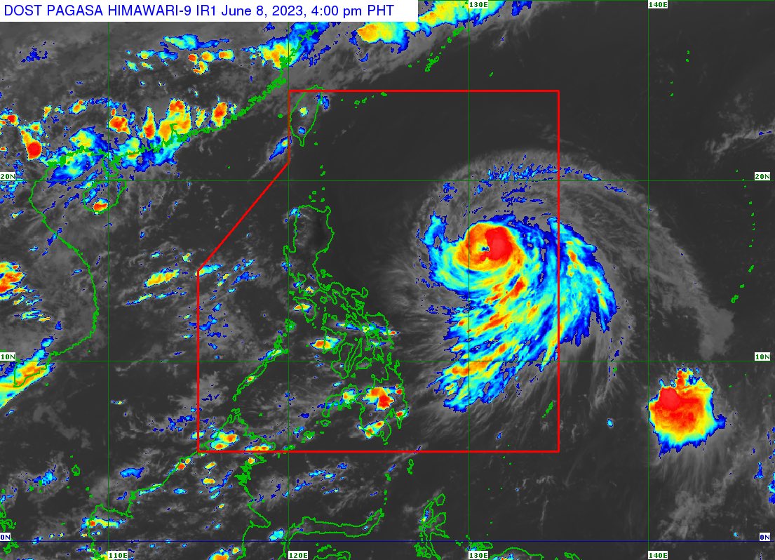 DZMM TeleRadyo on Twitter: "Typhoon #ChedengPH Update 5PM, 8 June 2023 Lumakas pa bilang typhoon ...