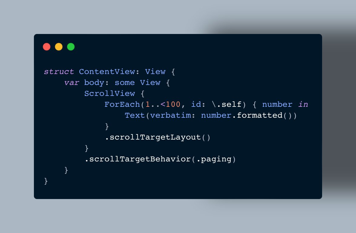 Stewie On Twitter Rt Mecid Swiftui S Scrollview Became Very