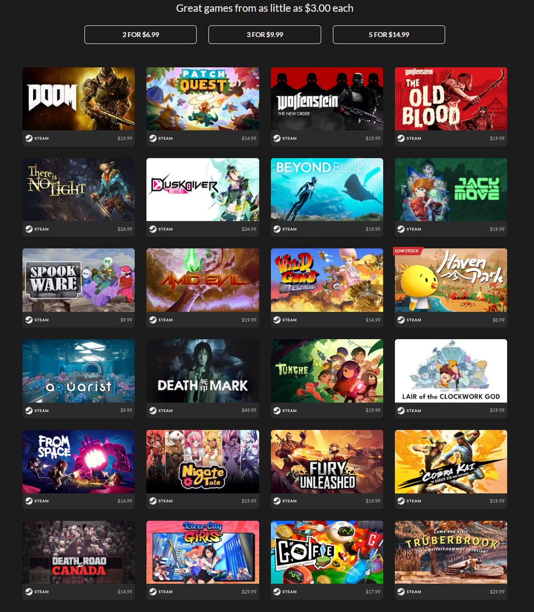 Wario64 on Twitter: "Build Your Own Steam Deck Compatible Game Premium Bundle on Fanatical (2 ...