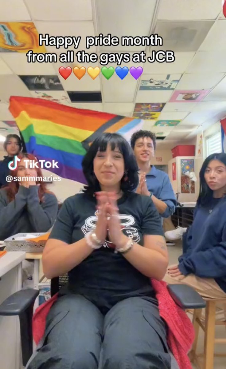 Libs of TikTok on Twitter: "Florida teacher at @MDCPS films tiktok celebrating pride month with ...