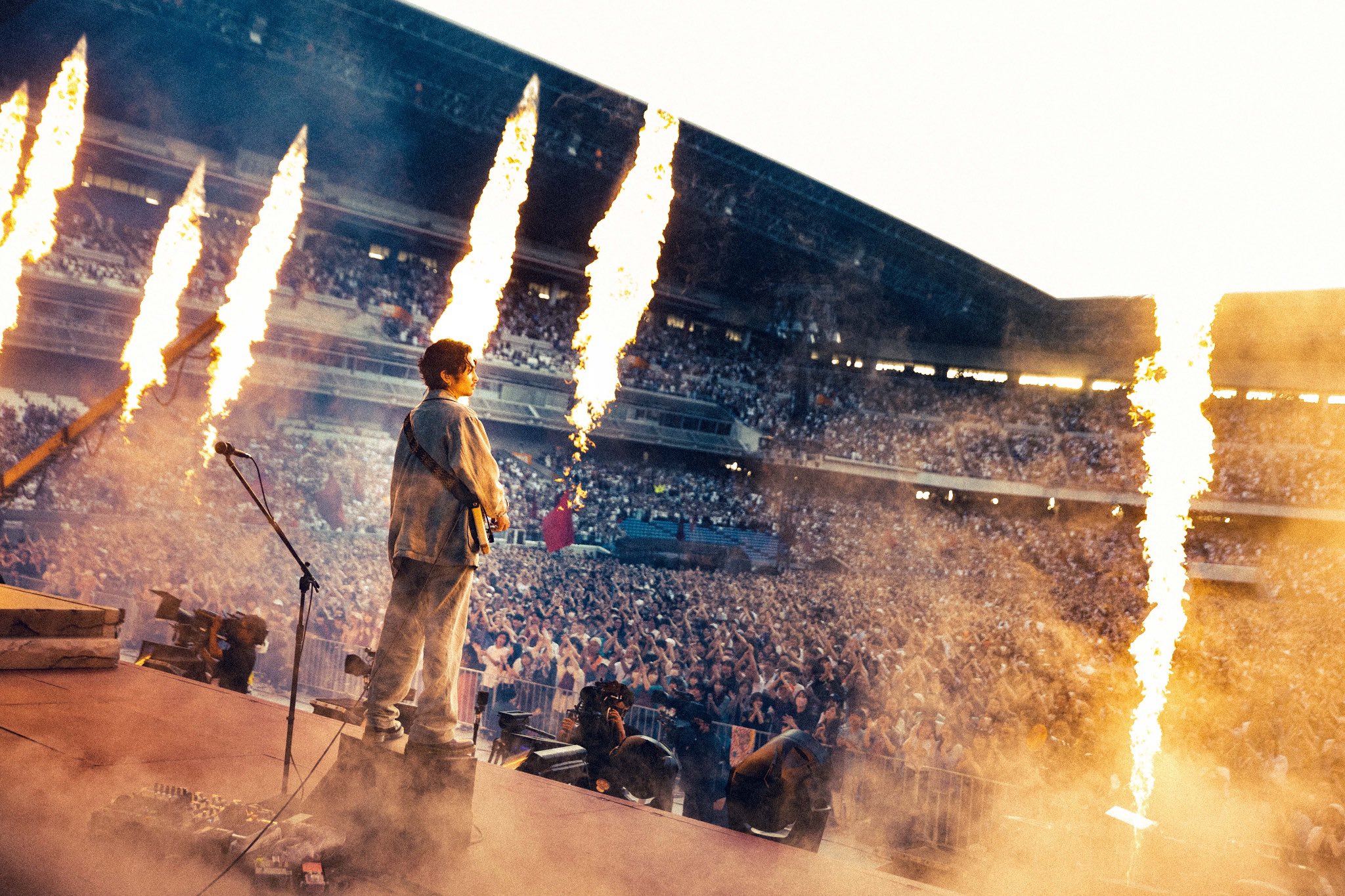 [ふみ] on Twitter: "KING GNUの余韻もまだ抜けてないし昨日のセッションライブの余韻ももちろんひったひた。余韻が大渋滞😂 日産スタジアムでライブ観た4日後に月見ルでライブ ...