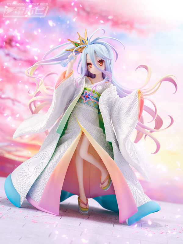 電撃ホビーウェブ on Twitter: "【今日の話題】ふわりとなびく髪、首をかしげる仕草が魅力的！『ノーゲーム・ノーライフ』白無垢姿の白がフリューからフィギュア化！ https ...