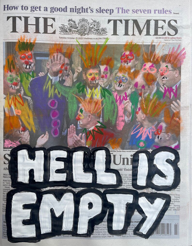 Tony Hardwick 🇪🇺 🇬🇧 🏏 🀄︎ 🏳️‍🌈 on Twitter: "RT @chunkymark: Hell is Empty All the Tories are Here ...