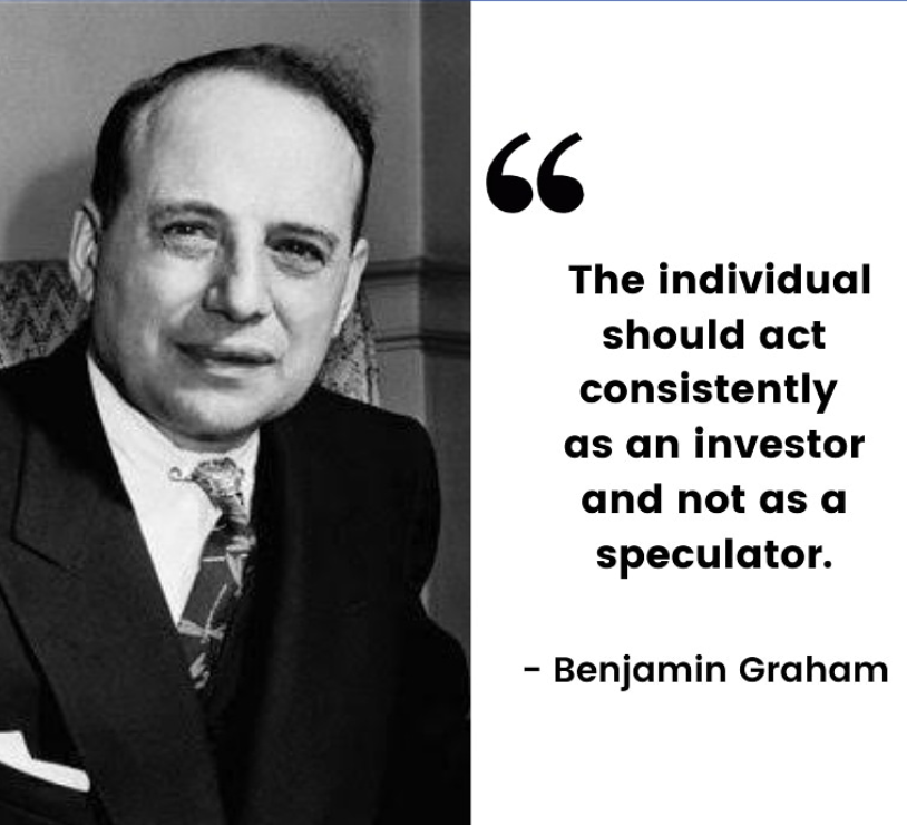 Warren Buffett learned everything from Benjamin Graham. He's the father ...
