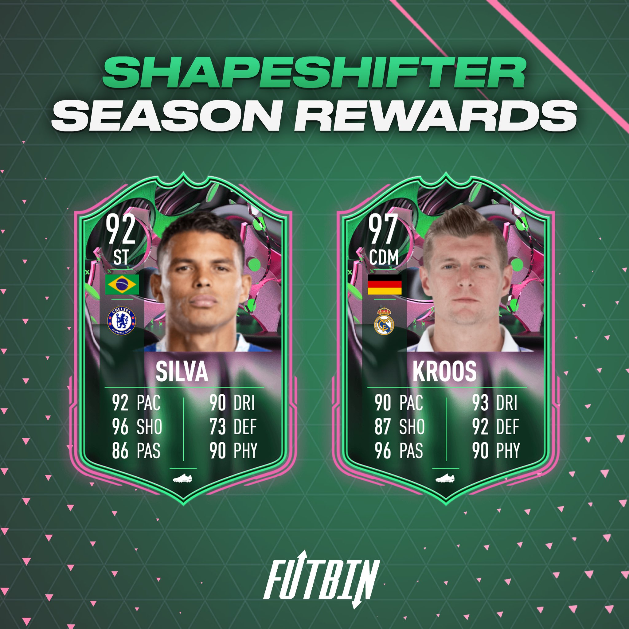 FUTBIN on Twitter: "Shapeshifter Season is here!👀 Thiago Silva and Toni Kroos are available via ...