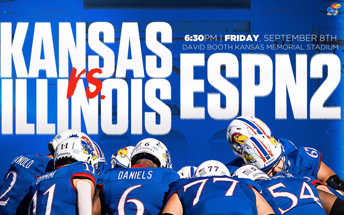 Kansas Football On Twitter 🚨 Week 2 In Primetime 🚨 Kansas Vs