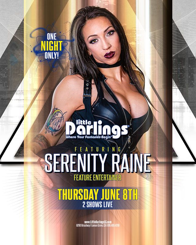 TW Pornstars - Little Darlings Lemon Grove. Twitter. TONIGHT! ONE NIGHT ONLY! Serenity Raine ...