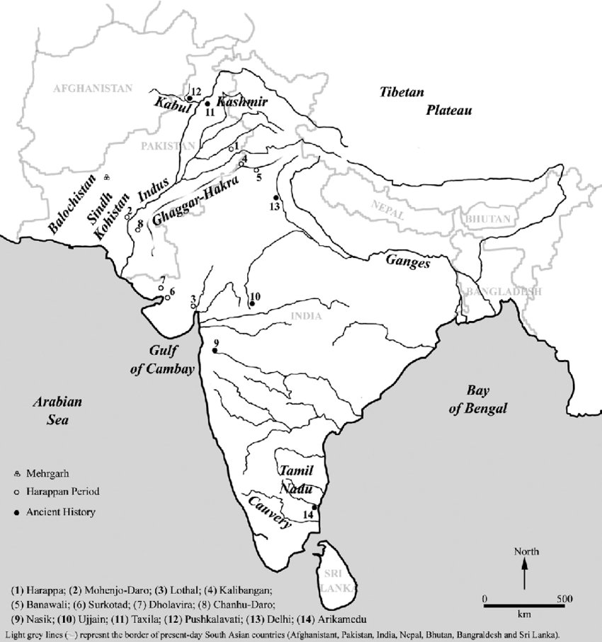 Geographical Regions of India and nearby regions by Panini The thread ...