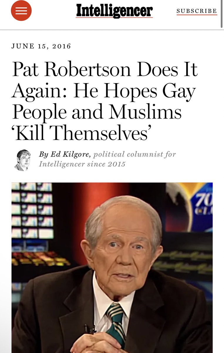 Héctor E. Alcalá (Uncivilized) on Twitter: "If you have anything nice to say about Pat Robertson ...