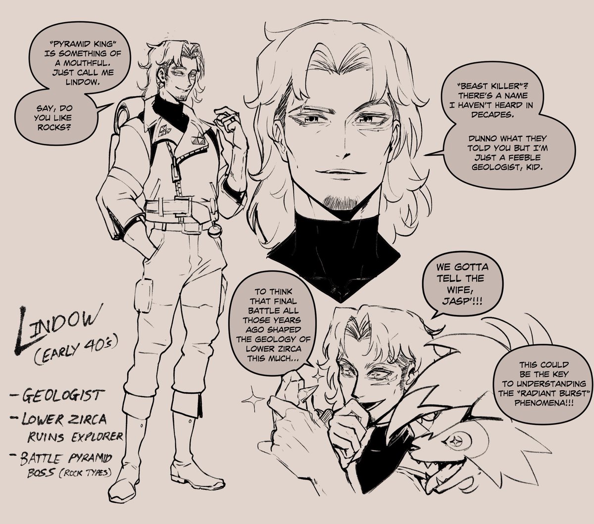 oc] Hands u a dilf Lindow. Leaned into the "ascended hiker"」Nyan ★の漫画