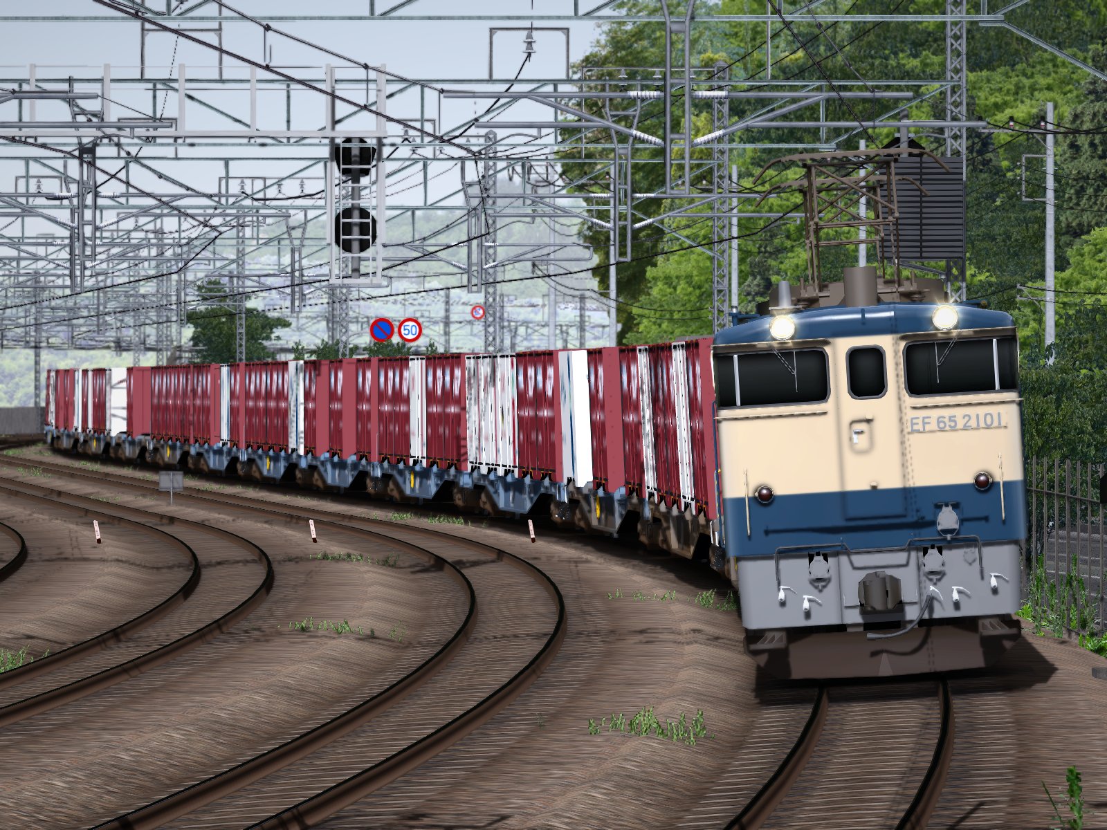 あんじょー on Twitter: "#RailSim くまらげ先生改造のEF65-1000を最終全検時点の塗装に 令和のオタクとして2101はやはり国鉄色 https://t.co ...