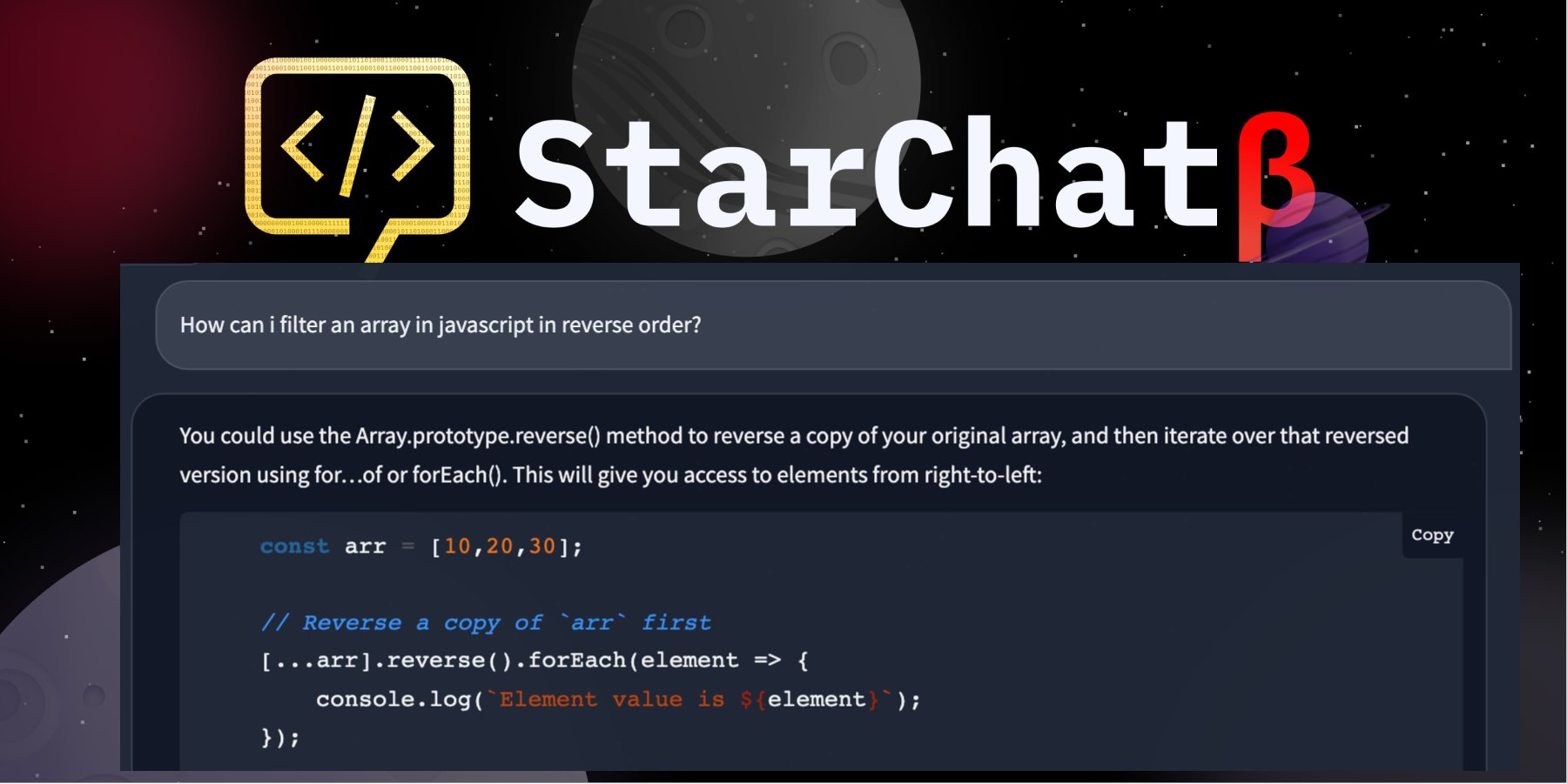 Philipp Schmid on Twitter: "Introducing StarChat Beta β 🤖 Your new coding buddy 🙌Attention all ...