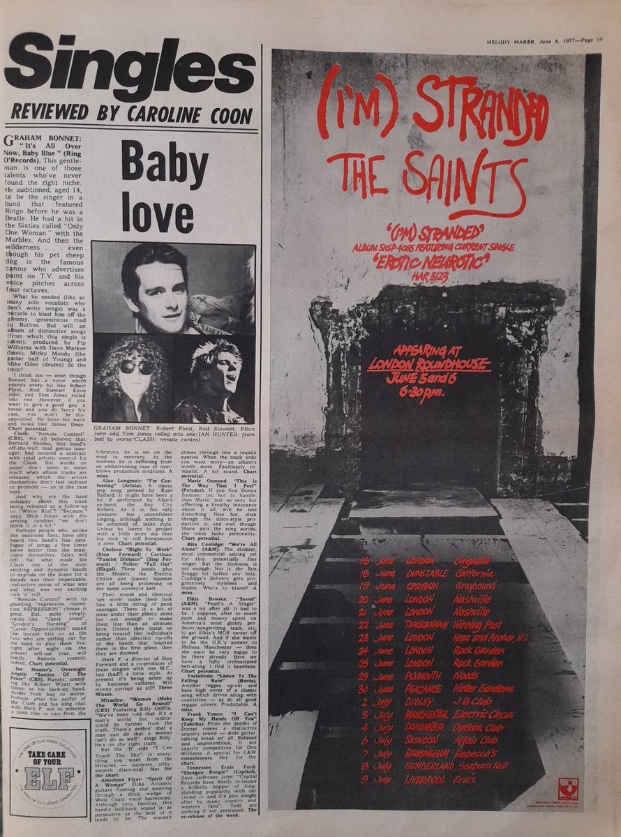 Graeme Wood on Twitter: "From June 1977 MELODY MAKER WEEKLY features Silver Jubilee! The Sex ...