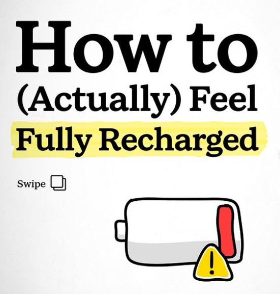 How to (Actually) Feel Fully Recharged - Thread from Neuron Powers 🧠 ...