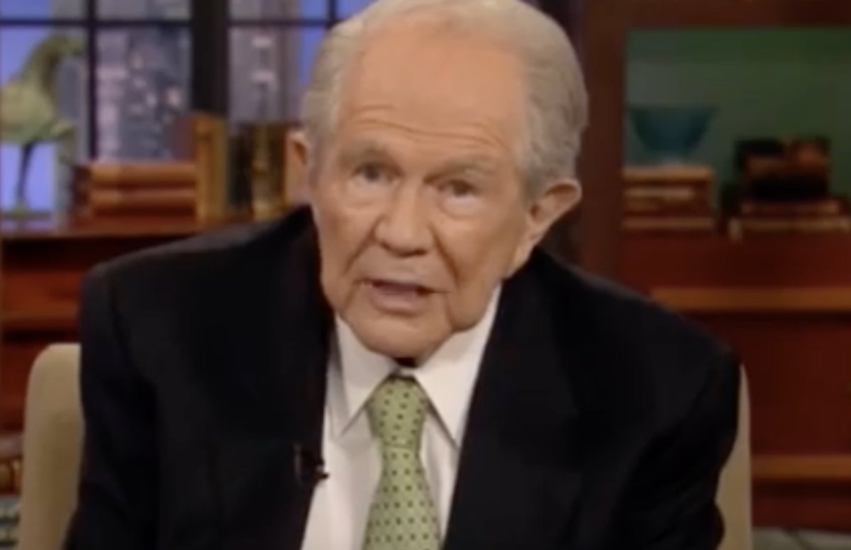 Str8UpGayPorn on Twitter: "Burn In Hell: Psychotic Bigot Pat Robertson Is Finally Dead 🥳🙏🎉🔥 ...