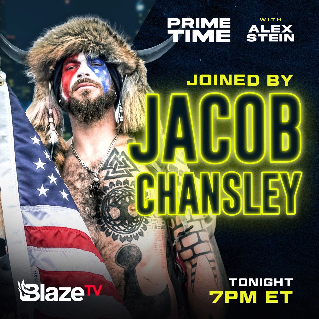 Alex Stein #99 on Twitter: "We have a wild episode tonight with the Q-Anon Shaman"