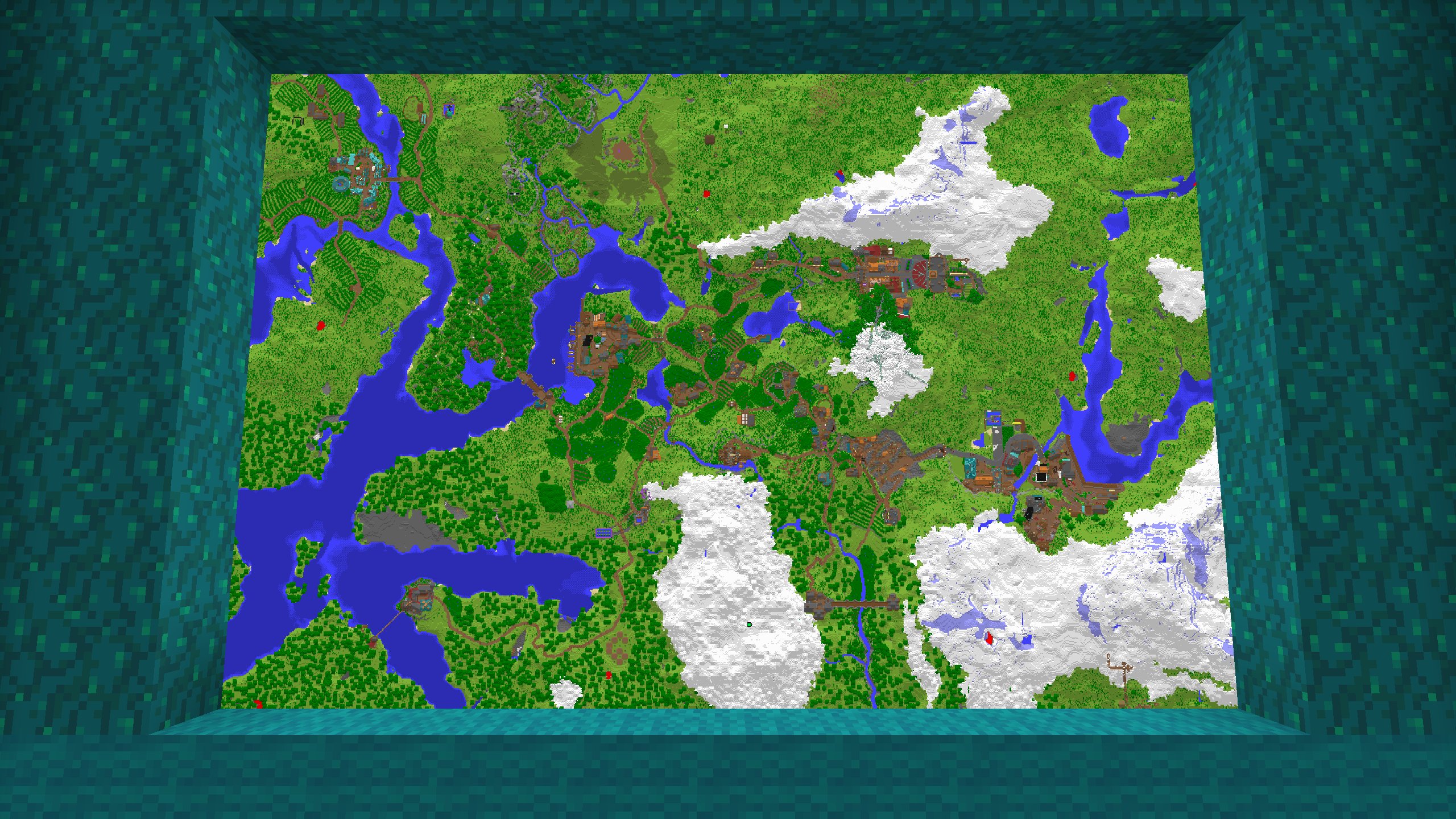 Minecraft World Map My MC World Map At Its Current State. Dimensions