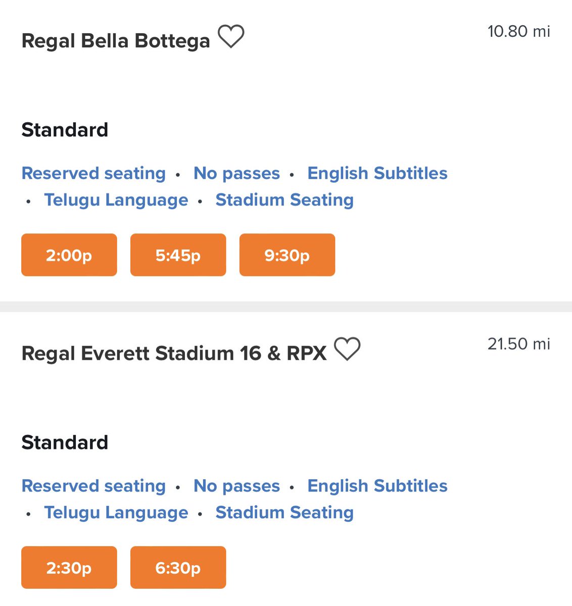 Prabhas Fans USA🇺🇸 on Twitter: "Seattle🇺🇸🚨🚨🚨 Grab your Tickets at @RegalMovies Regal Meridian ...