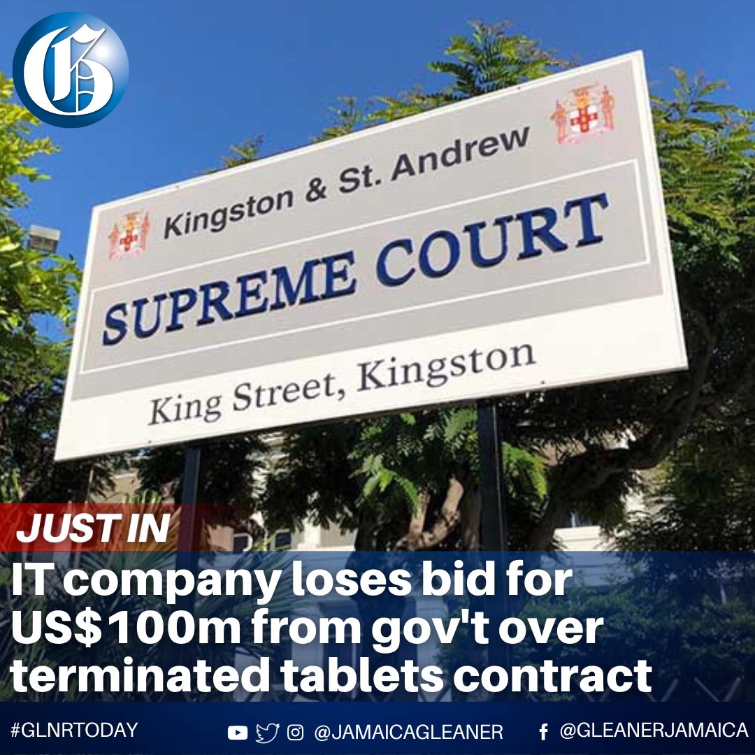 Jamaica Gleaner On Twitter The Supreme Court Has Dismissed A Claim By
