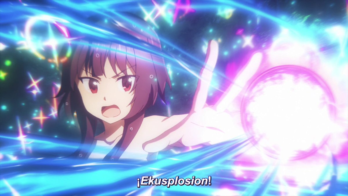 Joel ⚡ on Twitter: "Me encantan los efectos cuando Megumin lanza el explosioooon, de las pocas ...
