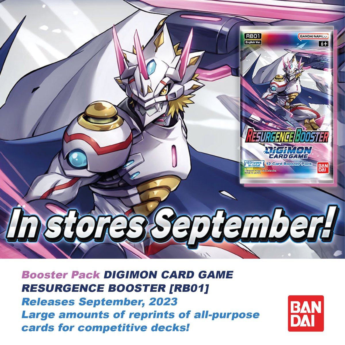 Official Digimon Card Game English Version on Twitter: "[Upcoming Products 2023] Hello Digimon ...