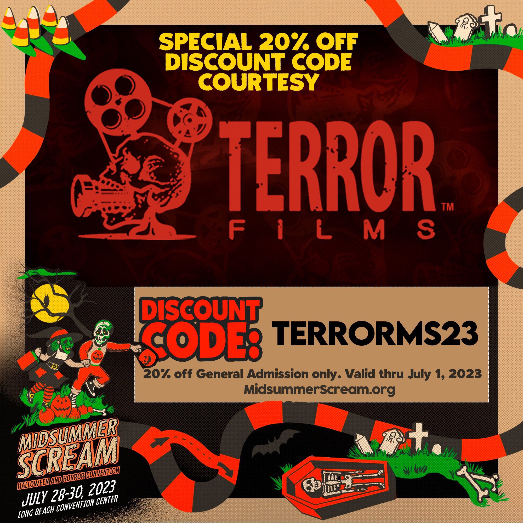 Annie Cruz™️ on Twitter: "SoCal horror fans! My company @Terror_Films will have a booth ...