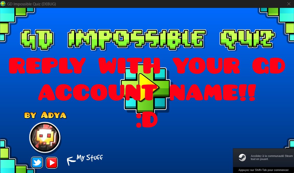 Adya on Twitter: "Reply with your GD account name so I can get your icon if you want to be ...