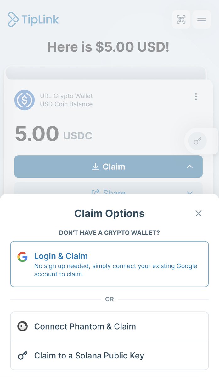 TipLink on Twitter: "RT @BuildOnCircle: Hey mom! I just recieved $5 $USDC from @TipLinkOfficial ...