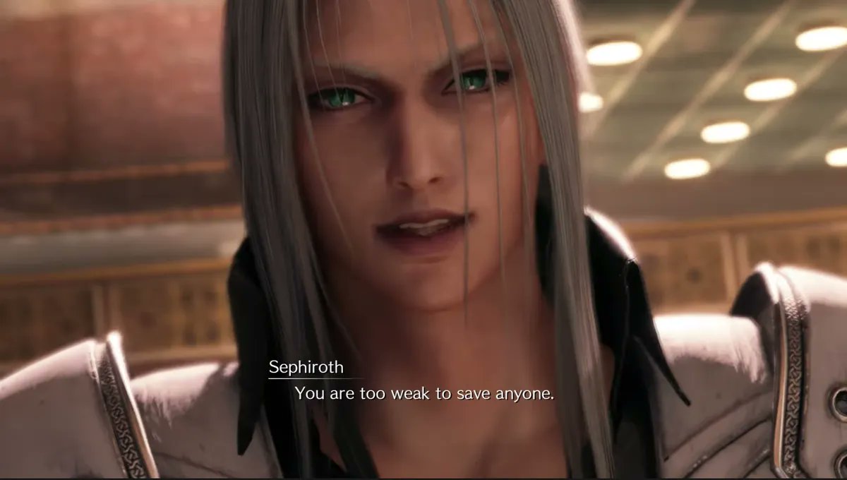 Dashing David on Twitter: "Sephiroth not supposed to have blue eyes ...