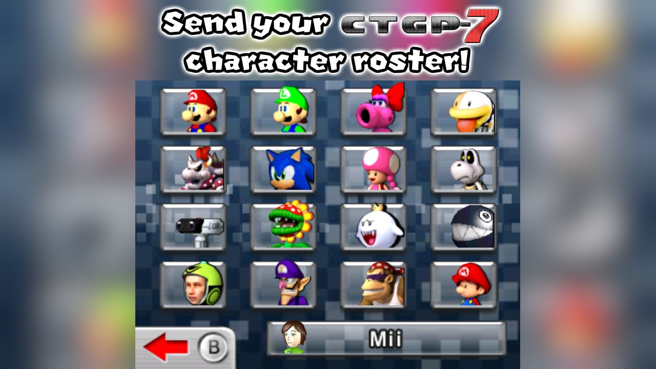Mario Kart 7 Characters