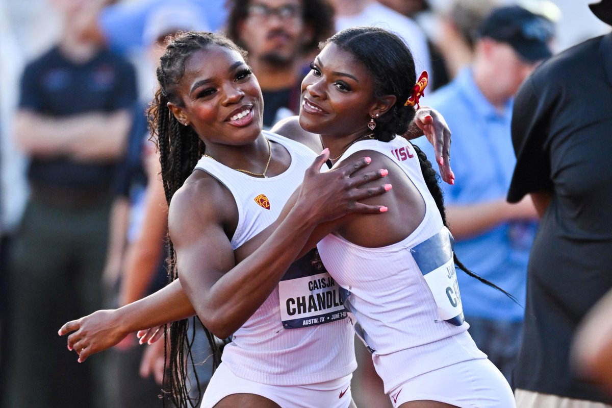 USC Track & Field / XC on Twitter: "𝐖 𝟒𝐱𝟏𝟎𝟎 𝐒𝐄𝐌𝐈𝐒 USC's team of Caisja Chandler, Samirah Moody ...