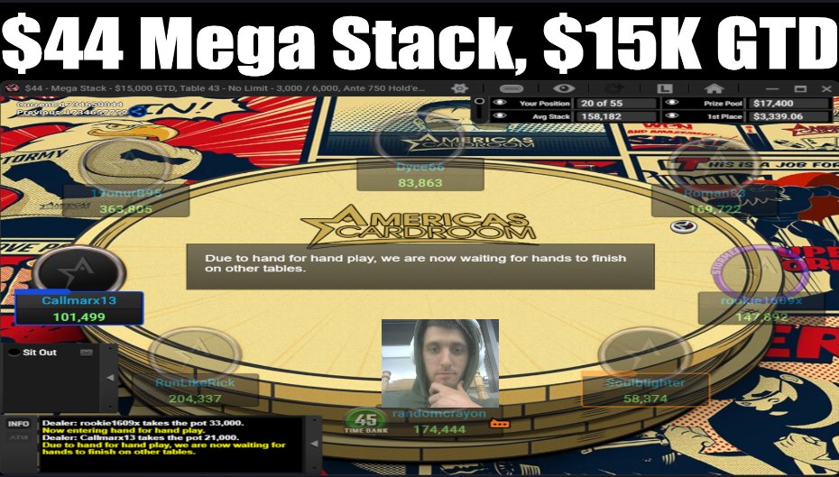 Ben Barrows on Twitter: "ITM 44 Mega Stack @ACR_POKER streaming with no delay at the Buffalo ...